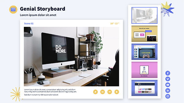 Guida storyboard geniale | Template di Genially